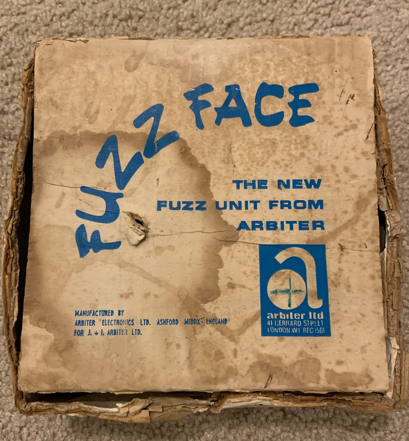 Arbiter Fuzz Face • Fuzzboxes